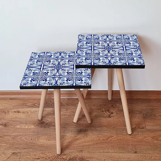 HANAH HOME SET 2 STOČIĆA 2SHP42 NAVY BLUE CENA