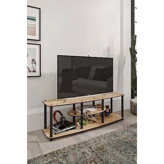 HANAH HOME TV POLICA MESIVO OAK