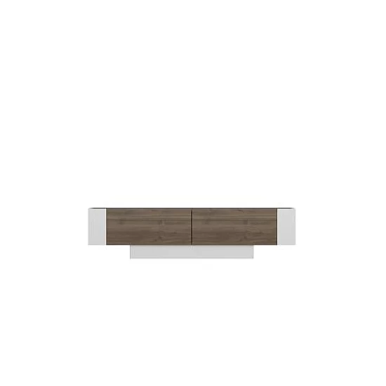 HANAH HOME TV POLICA MATERA WALNUT WHITE CENA