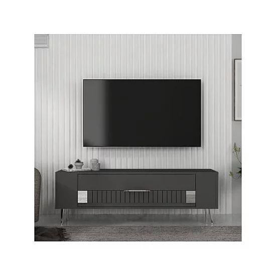 HANAH HOME TV POLICA RETROLP4 ANTHRACITE SILVER CENA