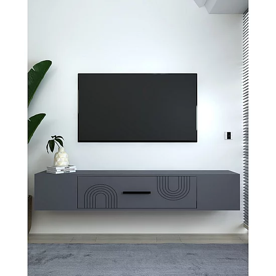 HANAH HOME TV POLICA KODAKS L2 ANTHRACITE CENA