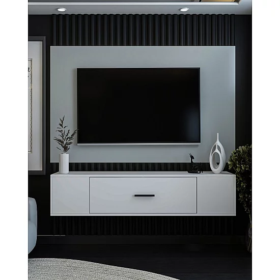 HANAH HOME TV POLICA KODAKS WHITE CENA