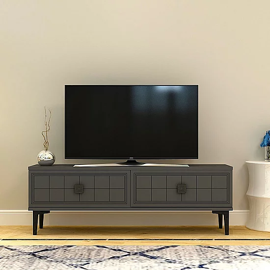 HANAH HOME TV POLICA YUKA 120 ANTHRACITE