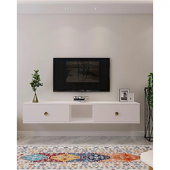 HANAH HOME TV POLICA ZUZU 150 WHITE