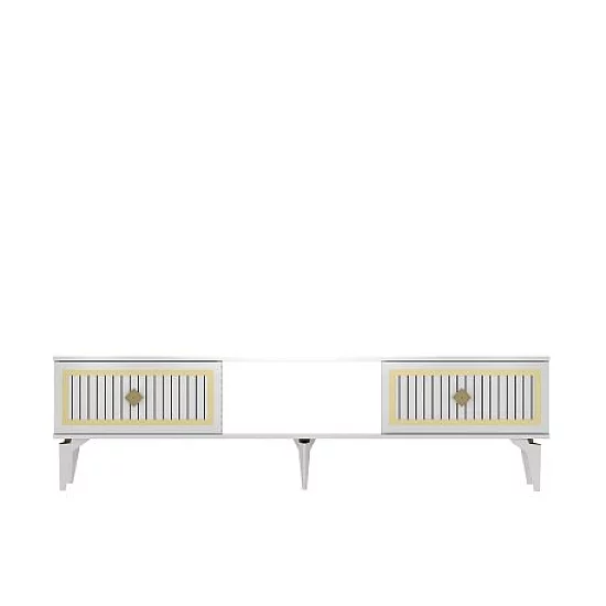 HANAH HOME TV POLICA NIL WHITE GOLD CENA