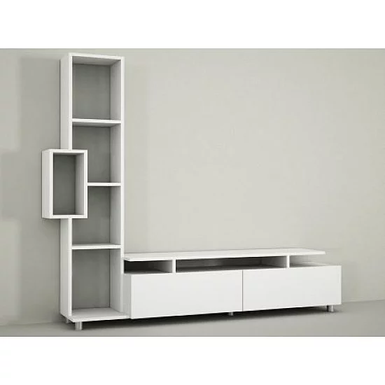HANAH HOME TV POLICA TULIP WHITE CENA