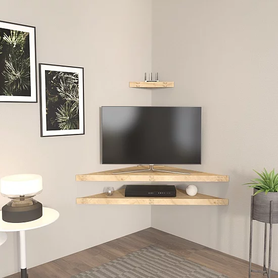 HANAH HOME TV POLICA MENSI OAK CENA