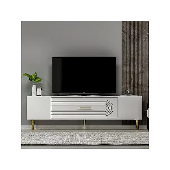 HANAH HOME TV POLICA DEKOL3 WHITE GOLD CENA