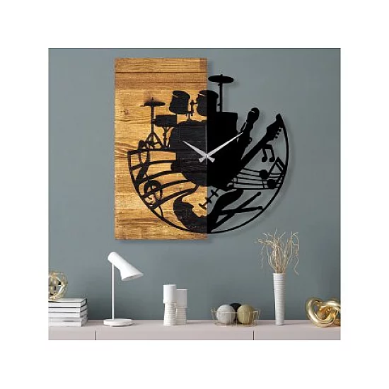 WALLXPERT DEKORATIVNI DRVENI ZIDNI SAT WOODEN CLOCK 33