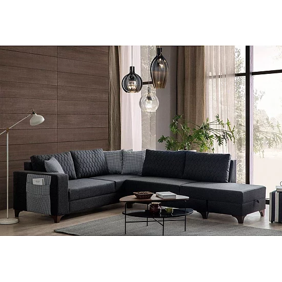 ATELIER DEL SOFA UGAONA GARNITURA LOFT ANTHRACITE