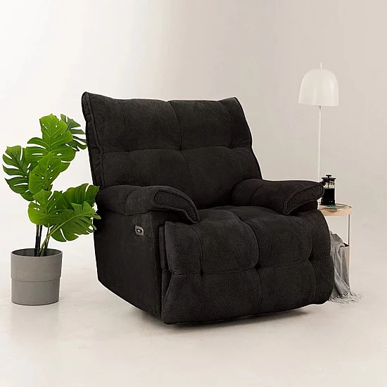 ATELIER DEL SOFA FOTELJA SOFT ELECTRIC BLACK