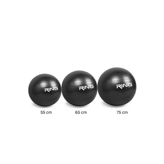 RING RING PILATES LOPTA 65CM-RX PIL65 BLACK CENA