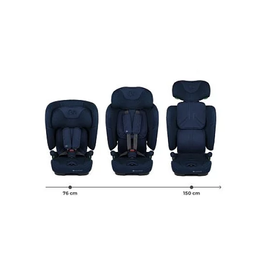 KINDERKRAFT AUTOSEDISTE FIX2GO I-SIZE 76-150CM NAVY CENA