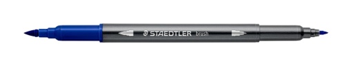 Dvostrani akvarel flomaster STAEDTLER 3 blue