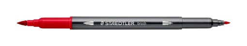 Dvostrani akvarel flomaster STAEDTLER 241 english red