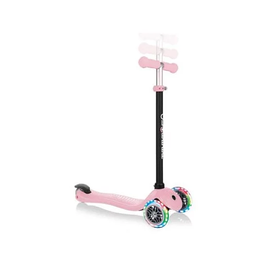 GLOBBER GURALICA - TROTINET GO UP SPORTY LIGHTS PASTEL PINK 452-210-3 CENA