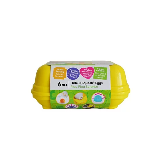 DEXY CO TOMY HIDE AND SQUEAK EGGS CENA