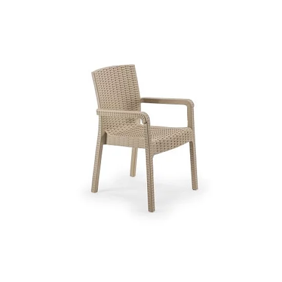 HANAH HOME BAŠTENSKA STOLICA RATTAN ROYALE DESERT BEIGE