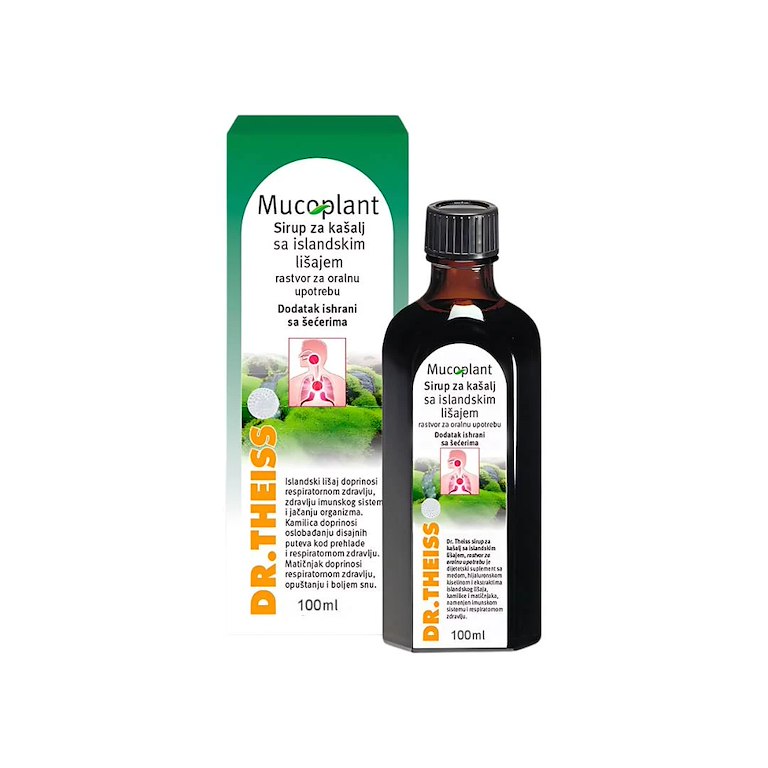 Dr. Theiss Mucoplant Sirup za Kašalj sa Islandskim Lišajem 100 mL