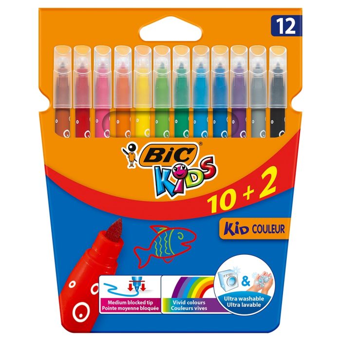 Bic Kid Couleur Flomasteri, Razne Boje, 12kom