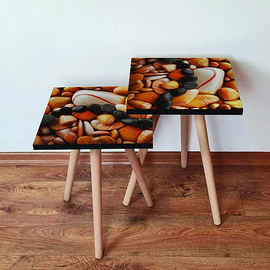 HANAH HOME SET 2 STOČIĆA 2SHP64 ORANGE CENA