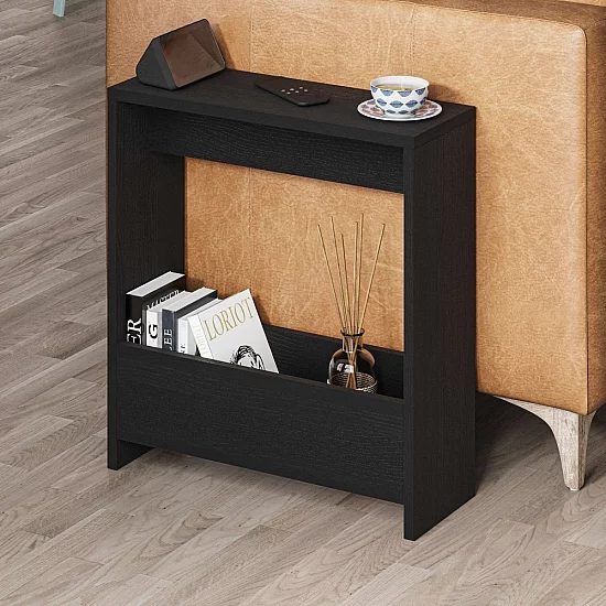 HANAH HOME POMOĆNI STOČIĆ SIMPI BLACK WOOD CENA
