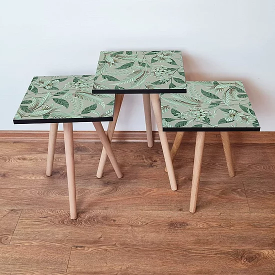 HANAH HOME SET 3 STOČIĆA 3SHP193 GREEN CENA