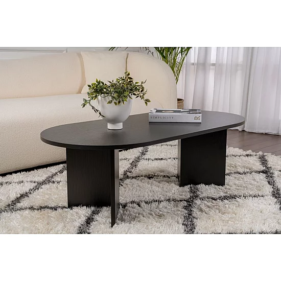 HANAH HOME STO ZA DNEVNU SOBU SABLE WOOD BLACK CENA