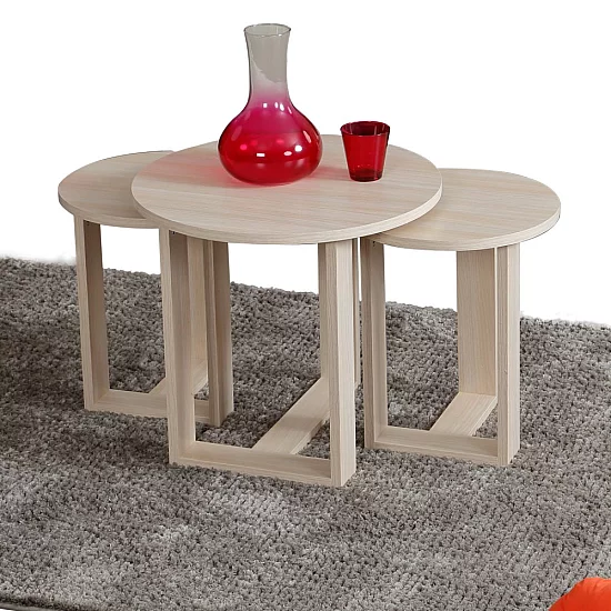 HANAH HOME MIRA OAK SET STOLOVA CENA