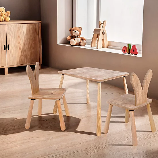 HANAH HOME DEČIJI SET STO I STOLICE HRAST BLTYZ AKTV060 1