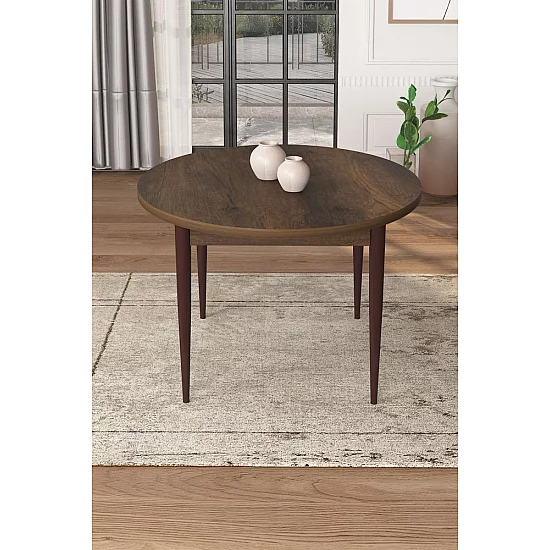 HANAH HOME TRPEZARIJSKI STO TOR BAROQUE BROWN CENA