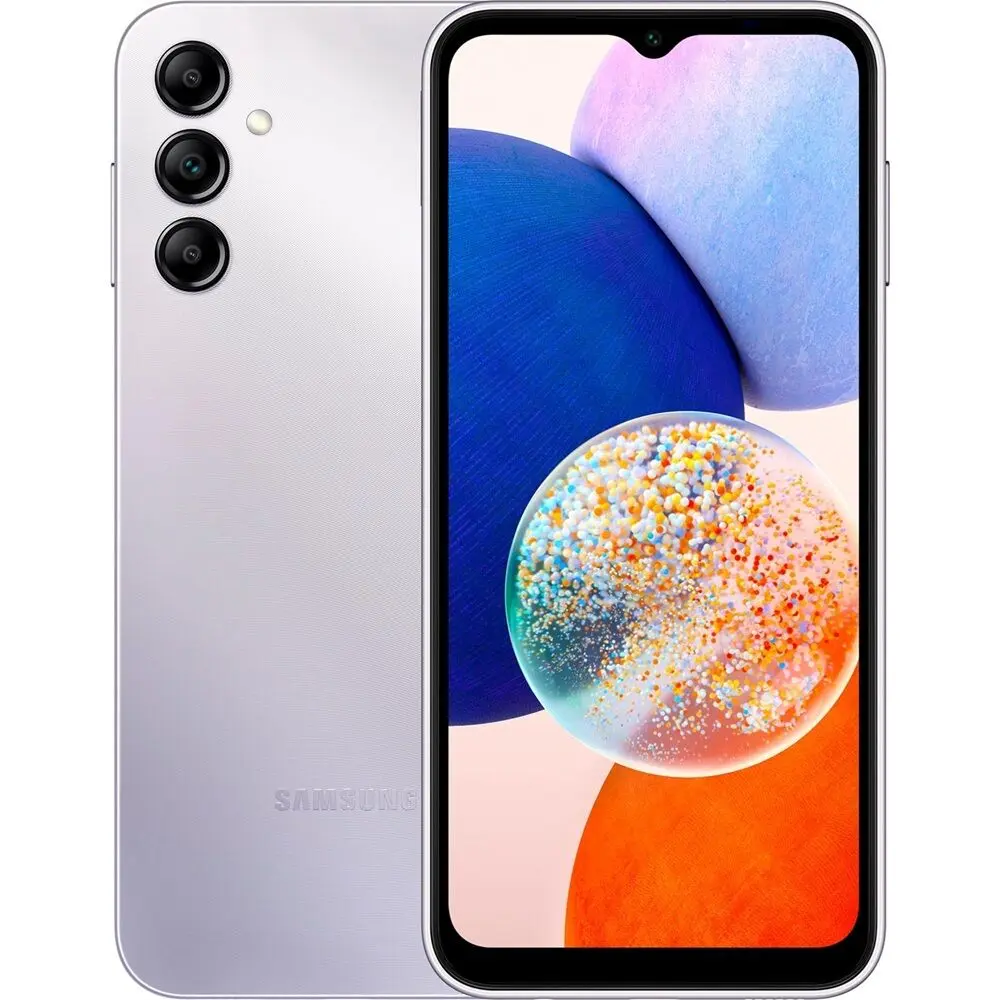 Samsung Refabrikovani mobilni telefon Galaxy A14 4G, 6.6", 2408 x 1080, 60 Hz, 50 MP, 13 MP, 4/128GB, Srebrni