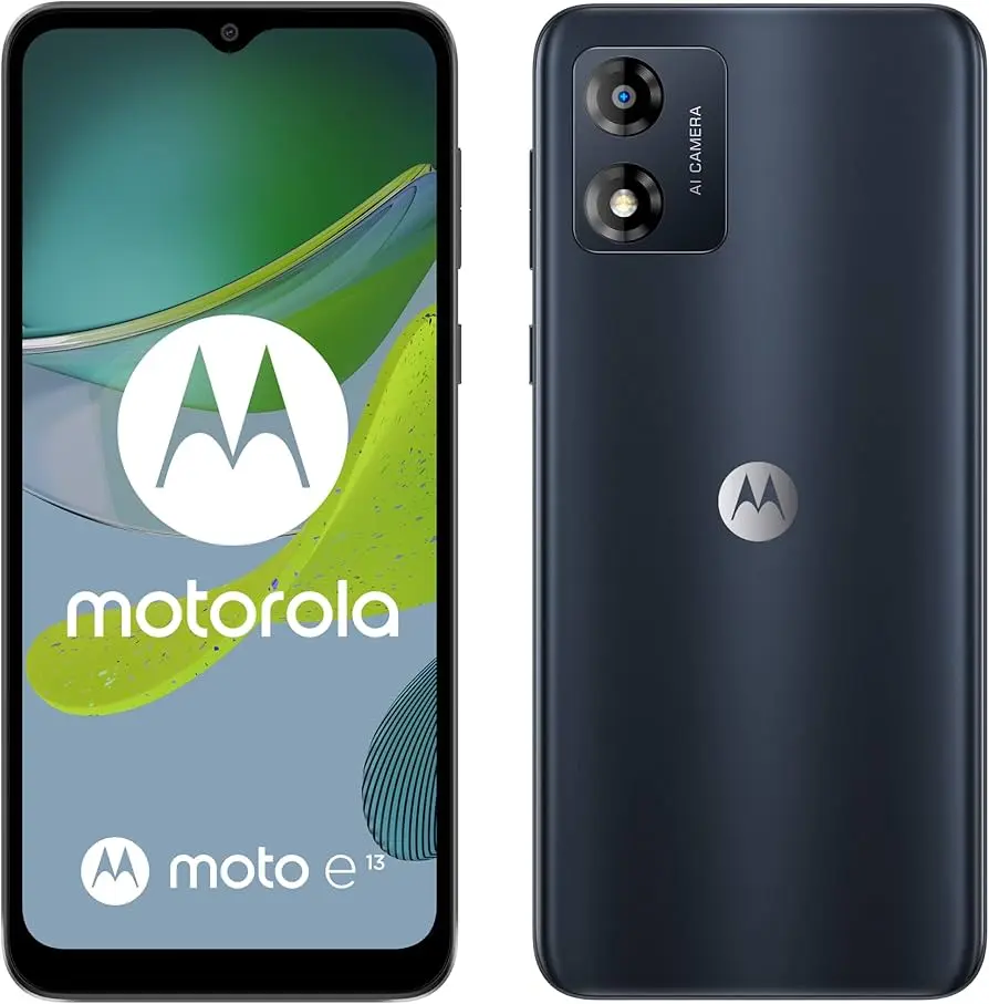Moto Refabrikovani mobilni telefon E13 4G, 6.5", 1600 x 720, 60 Hz, 13 MP, 8 MP, 2/64GB, Crni