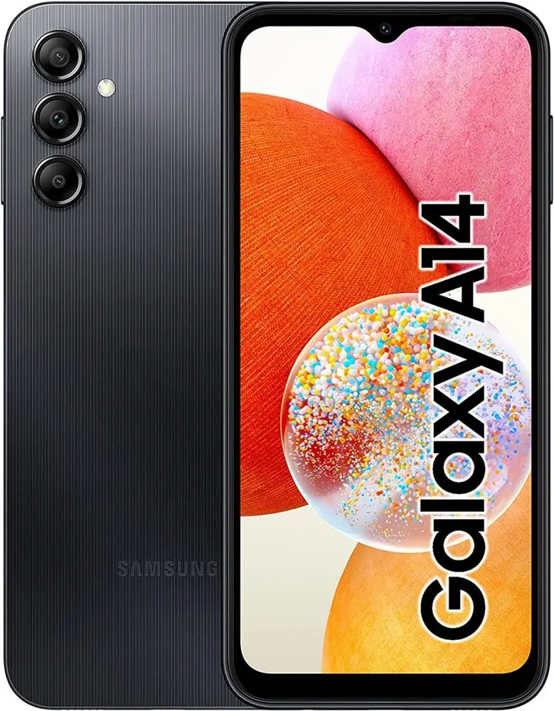 Samsung Refabrikovani mobilni telefon Galaxy A14 4G, 6.6", 2408 x 1080, 60 Hz, 50 MP, 13 MP, 4/64GB, Crni