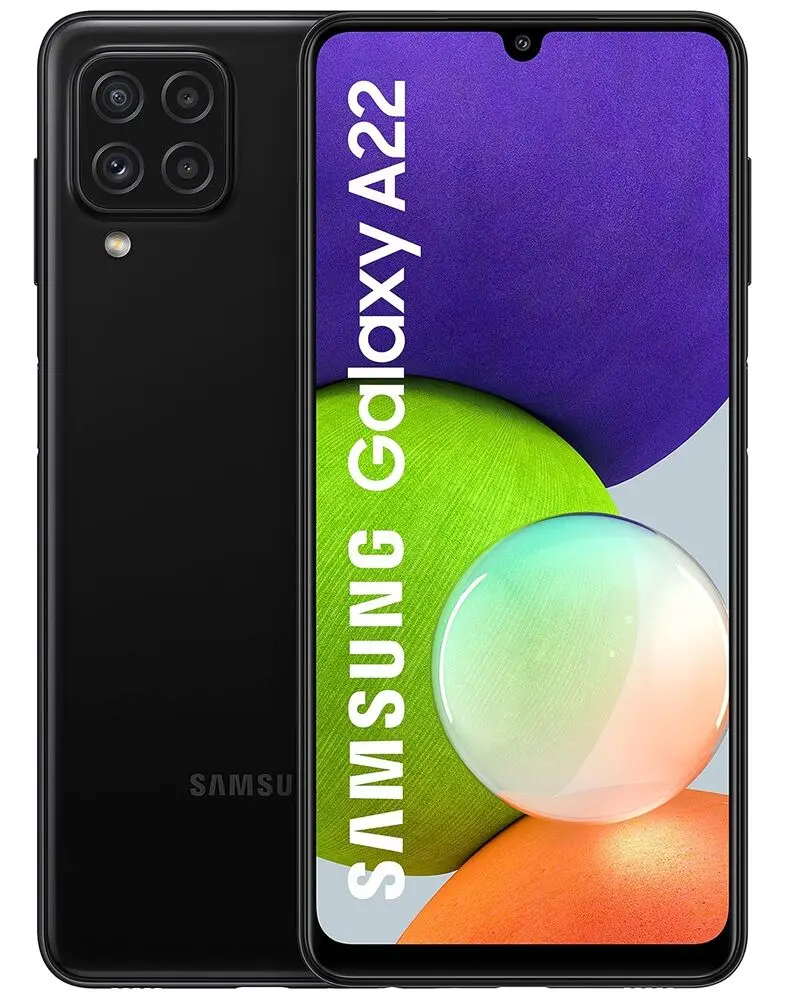 Samsung Refabrikovani mobilni telefon Galaxy A22 5G, 6.6", 2400 x 1080, 90 Hz, 48 MP, 8 MP, 4/128GB, Crni
