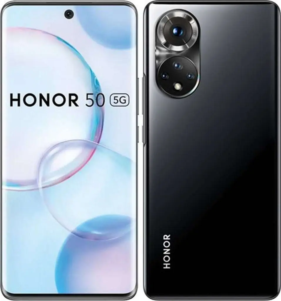 Honor Refabrikovani mobilni telefon 50 5G, 6.57", 2340 x 1080, 120 Hz, 108 MP, 32 MP, 8/256GB, Crni