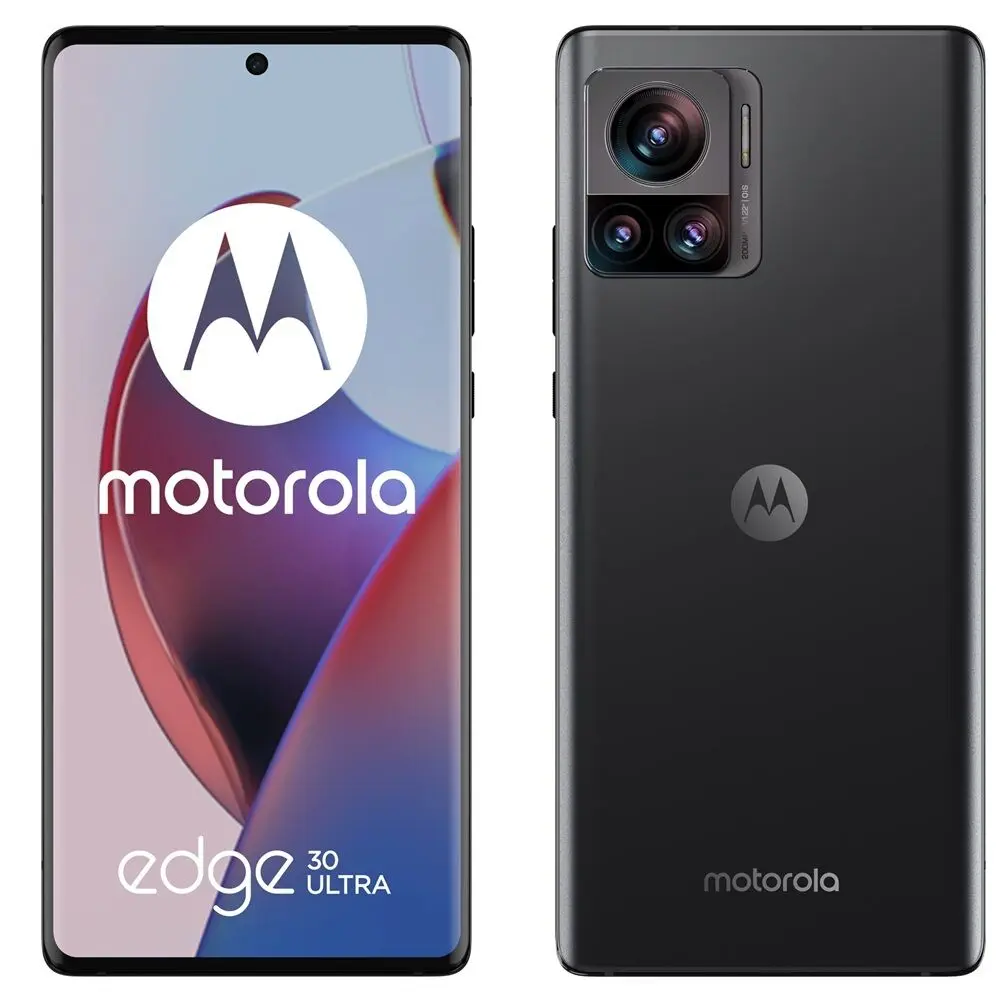Moto Refabrikovani mobilni telefon Edge 30 Ultra 5G, 2400 x 1080, 144 Hz, 200 MP, 60 MP, 12/256GB, Crni