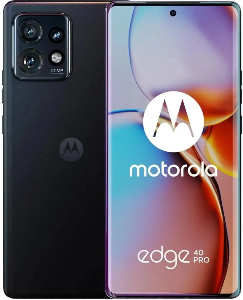 Moto Refabrikovani mobilni telefon Edge 40 Pro 5G, 2400 x 1080, 165 Hz, 50 MP, 60 MP, 12/256GB, Crni