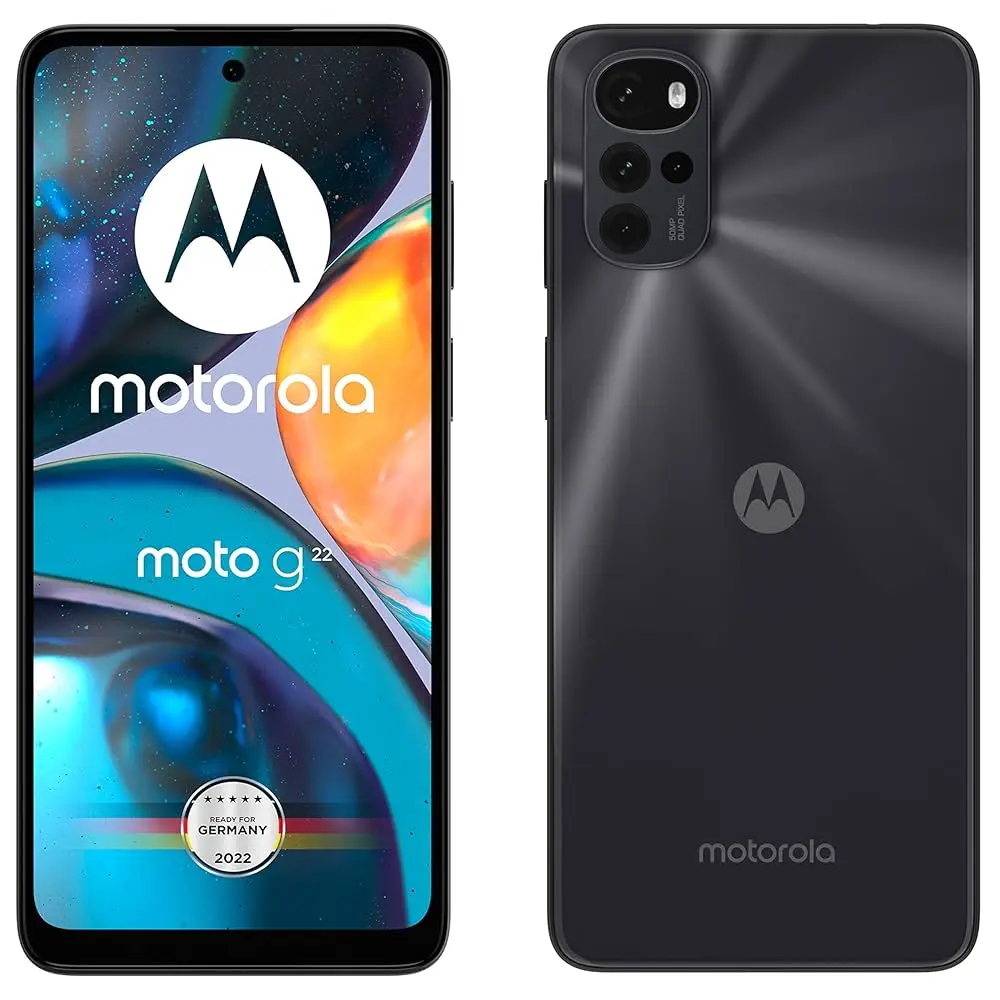 Moto Refabrikovani mobilni telefon G22 4G, 6.5", 1600 x 720, 90 Hz, 50 MP, 8 MP, 4/64GB, Crni