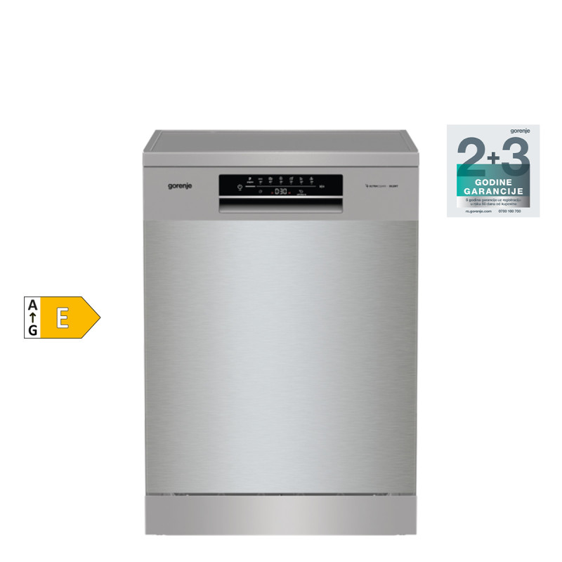 Gorenje mašina za pranje sudova GS642E90X + poklon Somat Gel i Machine Cleaner