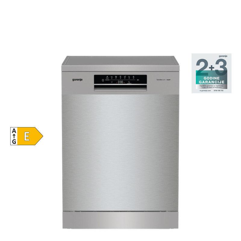 Gorenje mašina za pranje sudova GS643E90X + poklon Somat Gel i Machine Cleaner