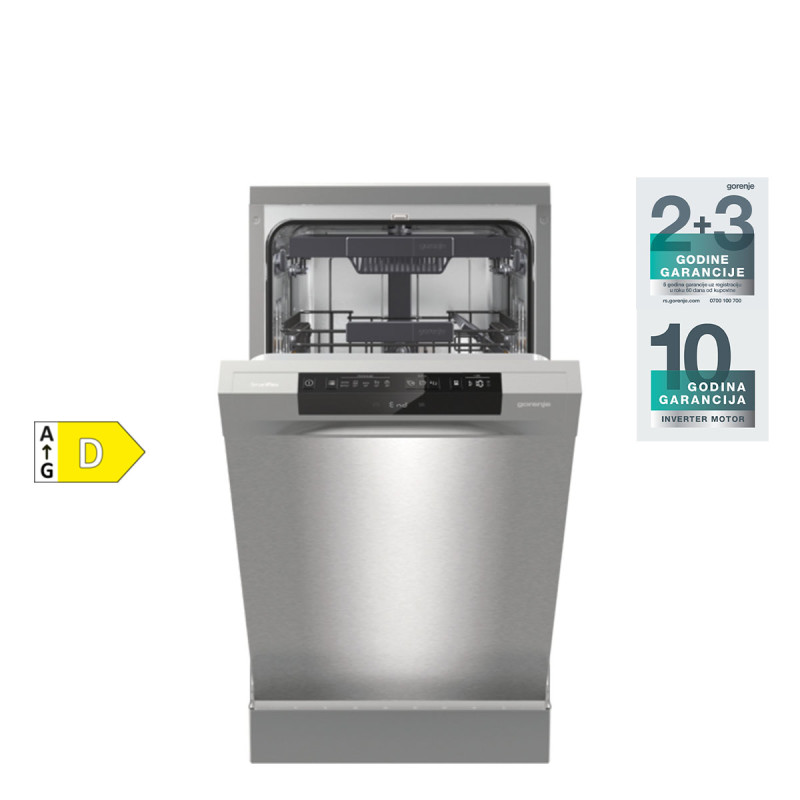 Gorenje mašina za pranje sudova GS541D10X + poklon Somat Gel i Machine Cleaner