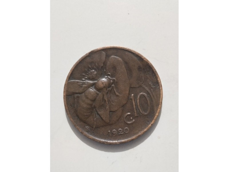 10 centi 1920 italija