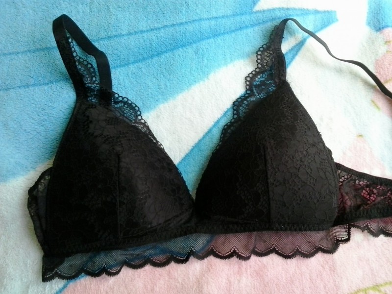 H&M cipkani NOV bralette grudnjak 80B(36B)