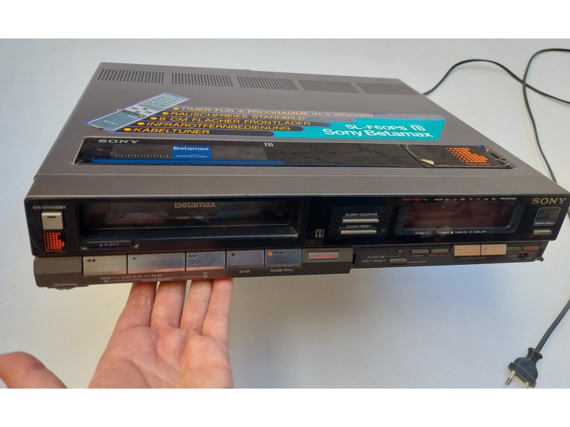 SONY VIDEO BETAMAX SL-F60 RECORDER ULTRA RARE!
