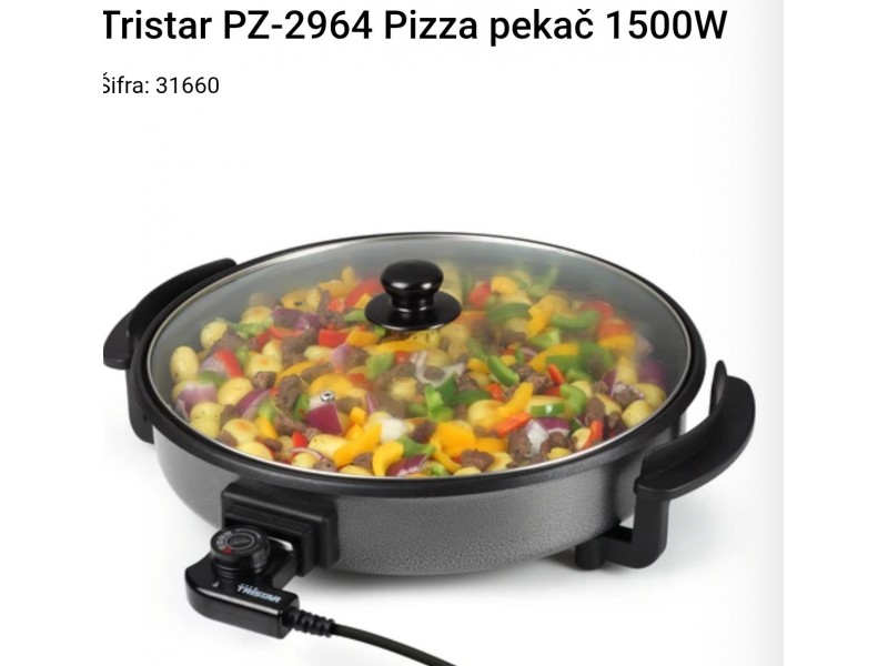 Tristar PZ-2964 je višenamenski pekač pica,prženje NOVO