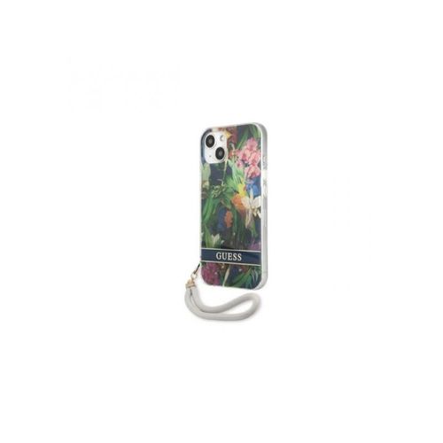 Guess Futrola za iPhone 13 - Plava Cvećka