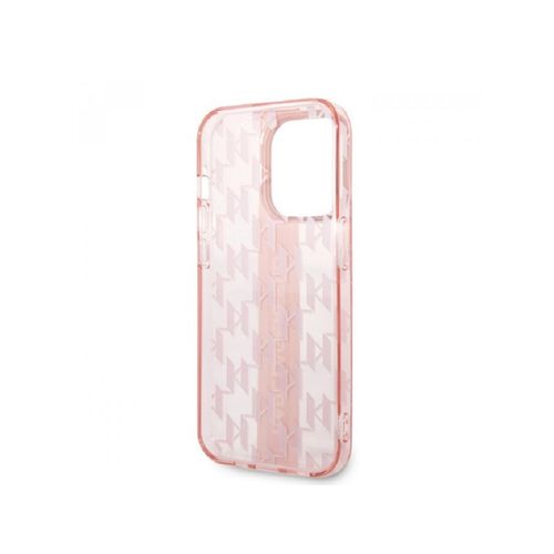 KARL LAGERFELD Futrola za iPhone 14 Pro Max MONO VERTICAL STRIPE PINK (KLHCP14XHKLSPCP)