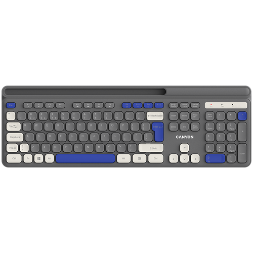 CANYON keyboard HKB-W03 EN AAA Wireless (Grey)