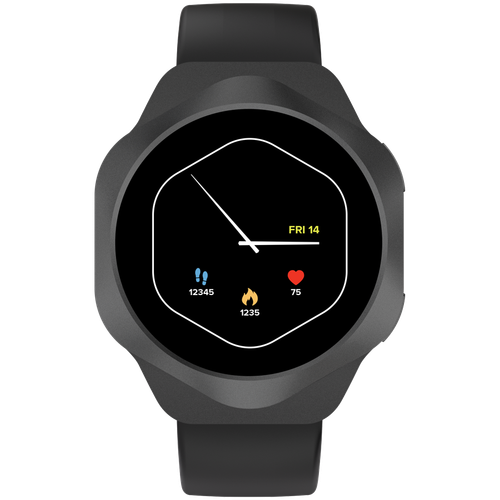 CANYON Smart Watch Hexagon 88 BT-CALL Black
